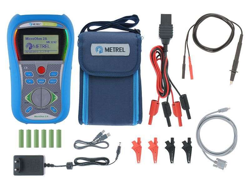 Metrel Widerstandsmessgerät MicroOhm 2A MI 3242 günstig versandkostenfrei online kaufen: große ...