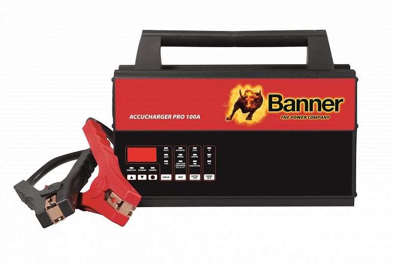 Banner Vollautomatisches Ladegerät 12 V 100 A Accucharger Pro 100A ...