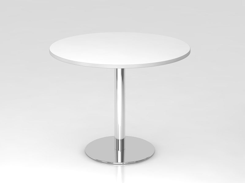 Tisch Rund Wei 100 Cm