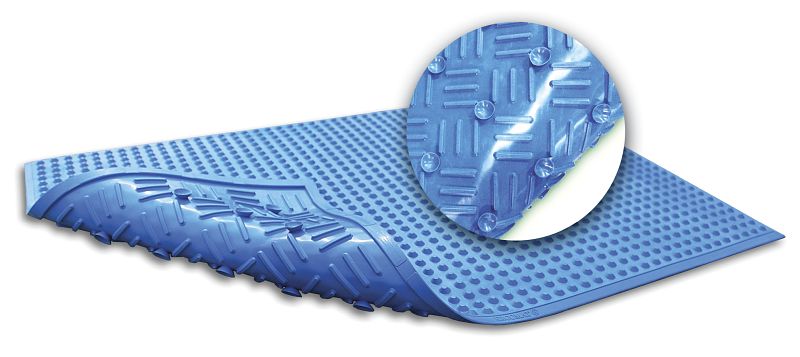 Ergomat Super-Safe Ergo Blau Matte Länge 90 cm Breite 60 cm SSE6090-B ...