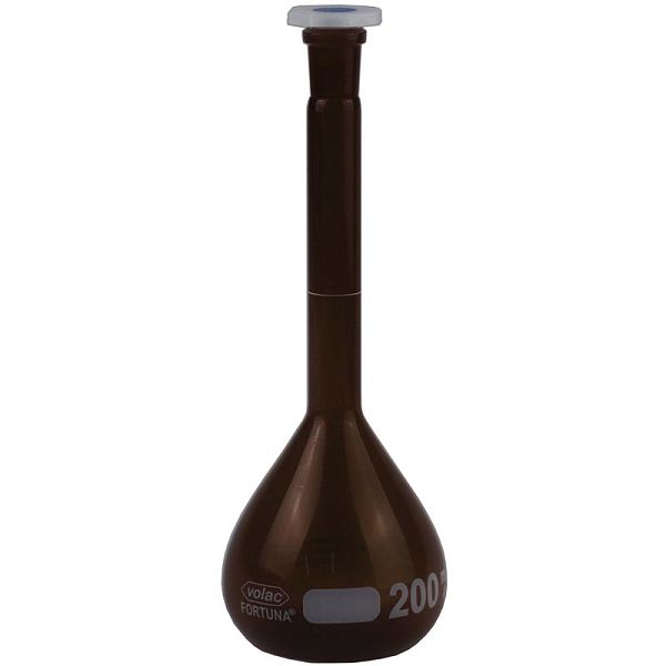 Poulten & Graf Messkolben Braunglas VOLAC FORTUNA 25ml mit Normschliff ...