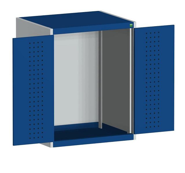 bott cubio Flügeltürschrank BxTxH: 800 x 650 x 1000 mm RAL 7035/5010 ...