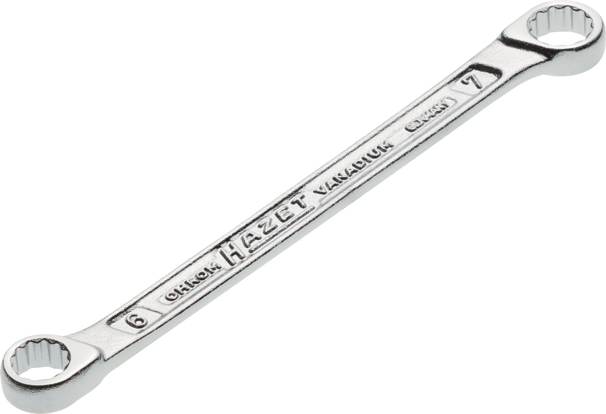 Hazet Doppel-Ringschlüssel Außen-Doppel-Sechskant-Tractionsprofil 6 x 7 ...