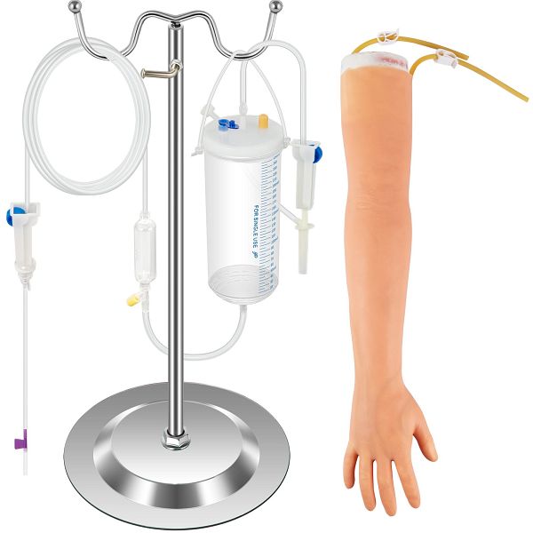 VEVOR IV Übungsarm Modell Blutabnahme Injektionsarm Phlebotomie-Arm ...