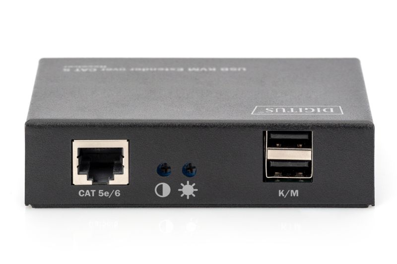 DIGITUS USB KVM Extender 1 Lokal + 1 Remote Benutzer bis zu 200M (CAT5 ...