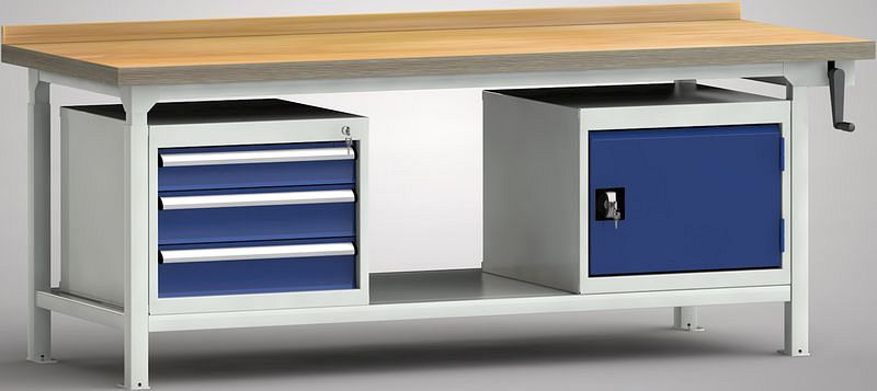 KLW Hydraulik-Profi-Werkbank - 2000 x 800 x 750 - 950 mm L x T x H ...