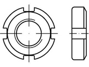 Nutmuttern DIN 70852 17 H M 16 x 15 VE=S (25 Stück) günstig ...