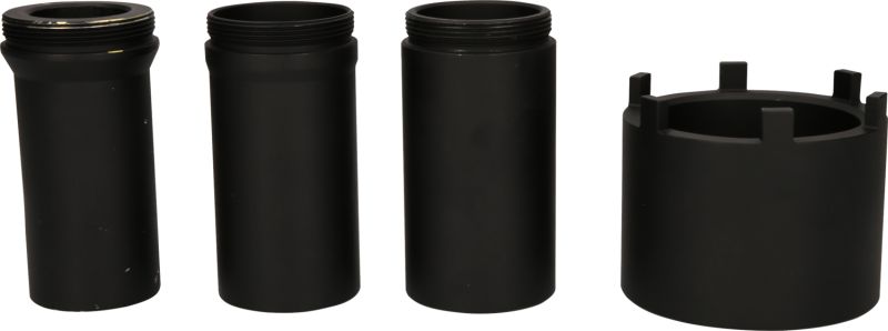KS Tools Nutmuttern-Schlüssel-Satz mit 3 Führungsrohren für Mercedes Ø 75 mm 4-teilig 460.5635 ...