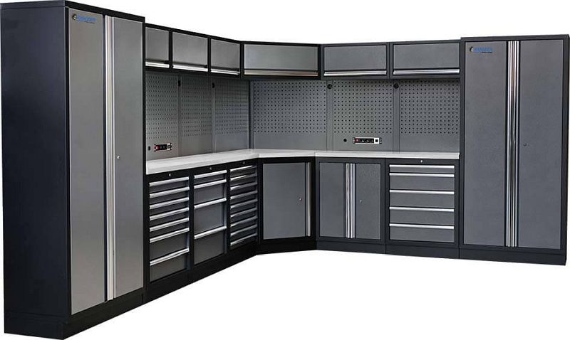 Kunzer Werkstattmodul 5 mit Edelstahlarbeitsplatte WESS5 günstig ...