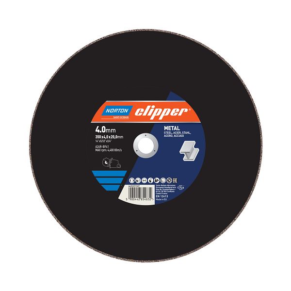 Norton Clipper Trennscheibe Metall Ø350x40x20 mm VE: 10 Stück ...
