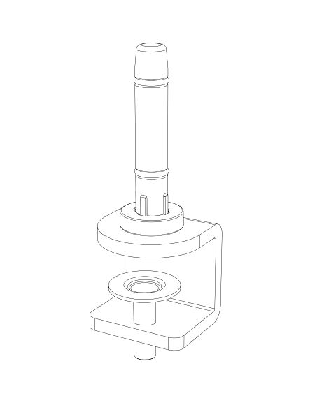 Cue Solutions luna board Akustik-Trennwand am Tisch B x H: 800 x 387 mm ...