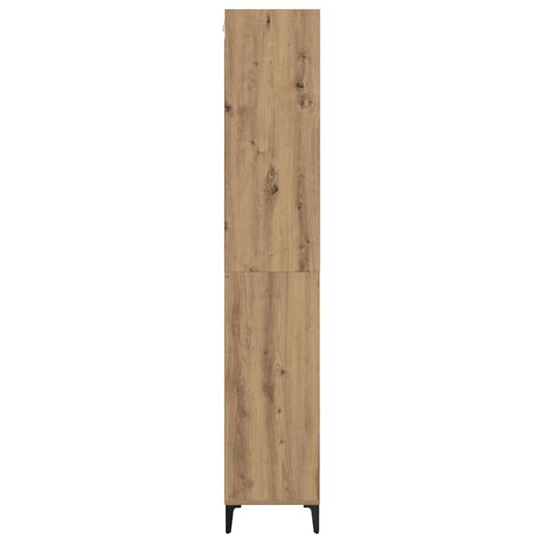 vidaXL Highboard Artisan-Eiche 695 x 34 x 180 cm Holzwerkstoff 3415963 ...