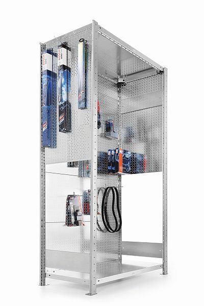 Meta CLIP Euroloch Seitenwand 1000x500 mm verzinkt mit Schrauben als ...