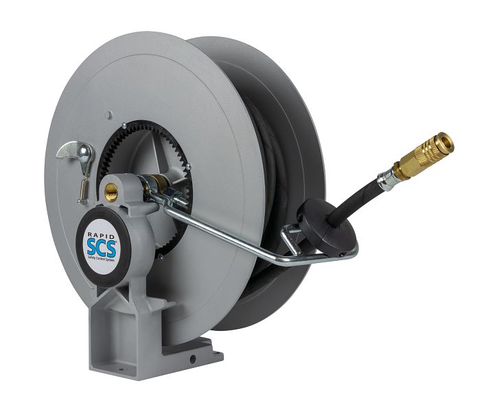 Rapid Automatischer Schlauchaufroller mit 15 m Schlauch DN 10 zur Wand ...