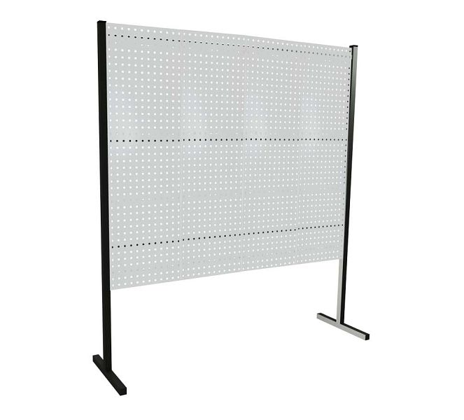 Kappes RasterPlan Trennwand Einzelfeld L2000 mm H1500 mm RAL 7035 Mit 4 ...