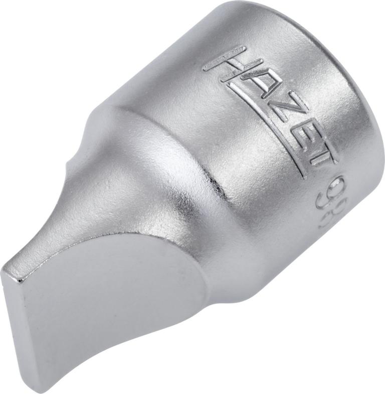 Hazet Schraubendreher-Steckschlüsseleinsatz Vierkant hohl 125 mm (1/2 Zoll) Schlitz Profil 3 x ...