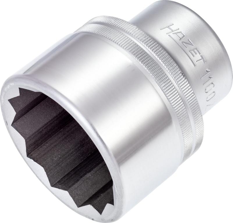 Hazet Steckschlüsseleinsatz Doppelsechskant Vierkant hohl 25 mm (1 Zoll) Außen-Doppel-Sechskant ...