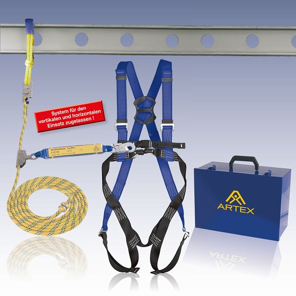 Artex Dachdeckerset Auffanggurt AX 20 Mitlaufendes Auffanggerät ASK 1 ...