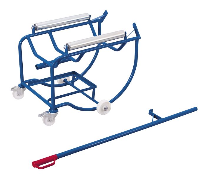 VARIOfit Fasskipper mit 2 Stahlrollen Außenmaße: 895 x 715 x 670 mm RAL ...