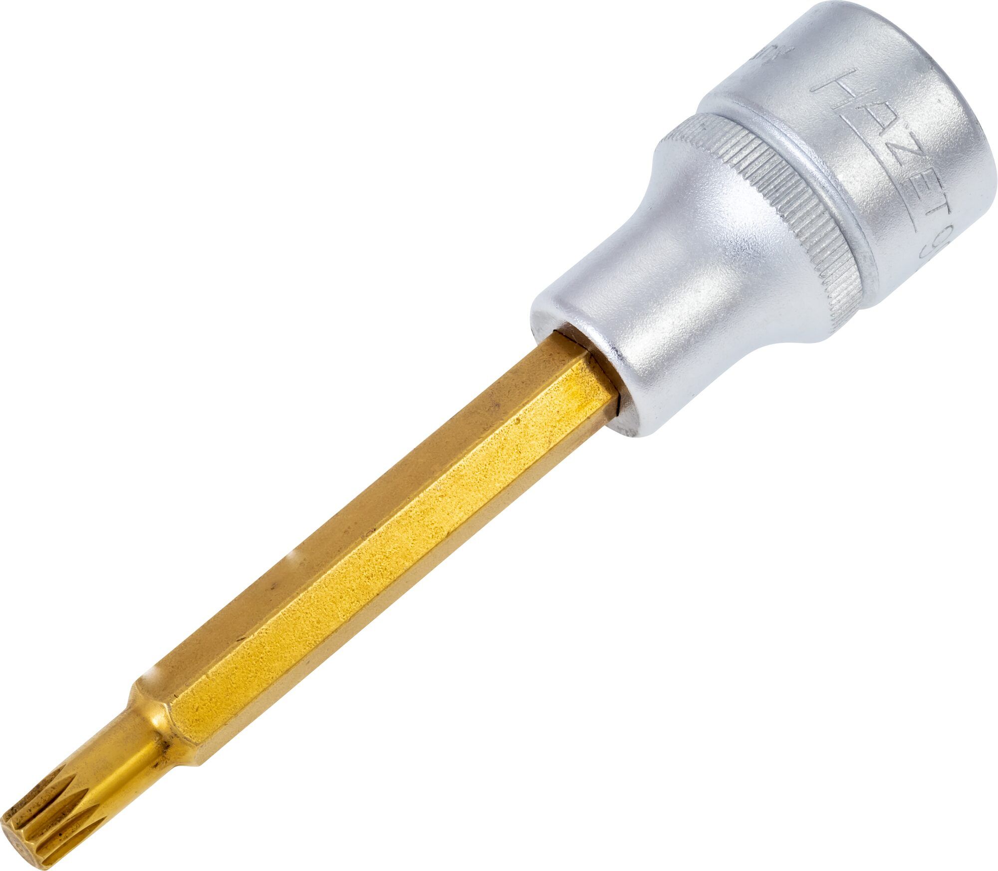 Hazet Schraubendreher-Steckschlüsseleinsatz Vierkant hohl 125 mm (1/2 Zoll) Innen Vielzahn ...