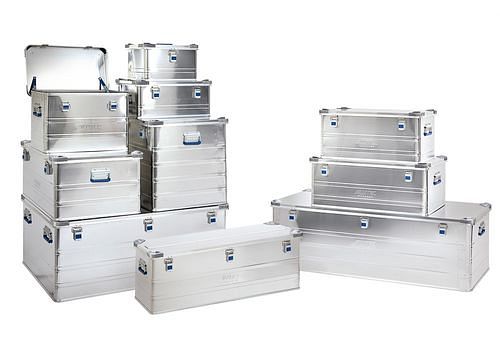 DENIOS Aluminiumbox Industry mit Stapelecken 30 Liter Volumen 254-867 ...
