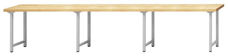 ANKE Werkbänke Arbeitstisch; 4050 x 700 x 900 mm; RAL 7035 ...