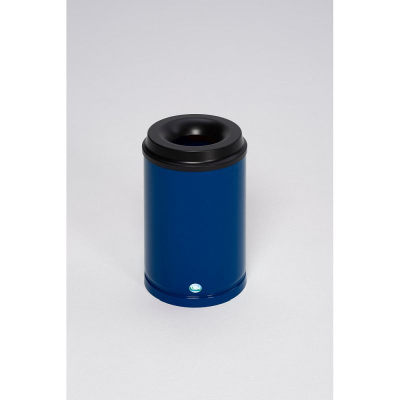 STEIN HGS Papierkorb feuersicher Enzianblau (RAL 5010) 15 l 82080.0009 ...
