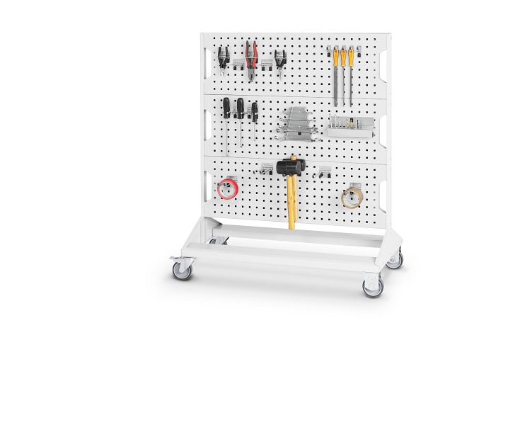 bott perfo Rack mobil mit 6 Lochplatten BxTxH: 1000 x 550 x 1250 mm RAL ...