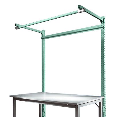 Manuflex Aufbauportal mit Ausleger für UNIVERSAL + PROFI Spezial Grundtische Nutzhöhe 1500 mm ...