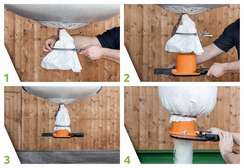 Fledbag Easy Auslauf für Big Bags Größe (LxBxH): 36 x 235 x 185 cm ...