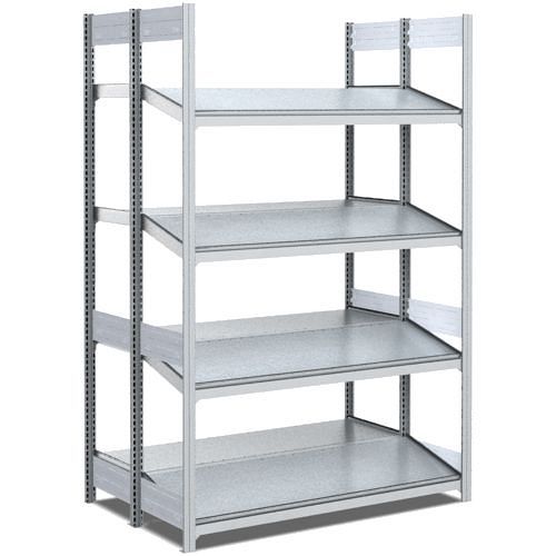 BITO Bereitstellregal gerade/schräg 1999x1058x850 Grundfeld verzinkt ...