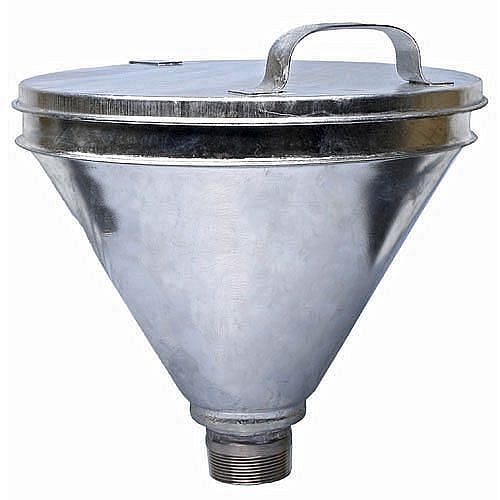 Renner Fass-Trichter verzinkt mit Deckel (Modell-Nr. KK 209) Ø 300 mm ...