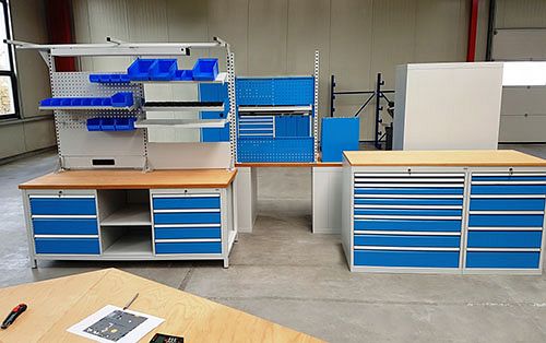 Bedrunka+Hirth Tragsäule links Höhe 650 Montage auf Arbeitsplatten bis ...