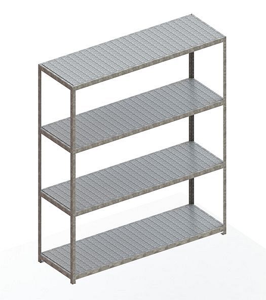Meta SPEED - RACK Regal 2970x2500x800 mm mit Stahlpaneelen verzinkt ...