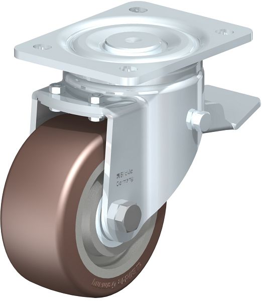 Blickle LH-GB 128K-ST Stahlblech-Lenkrolle Schwerlast-Ausführung mit ...