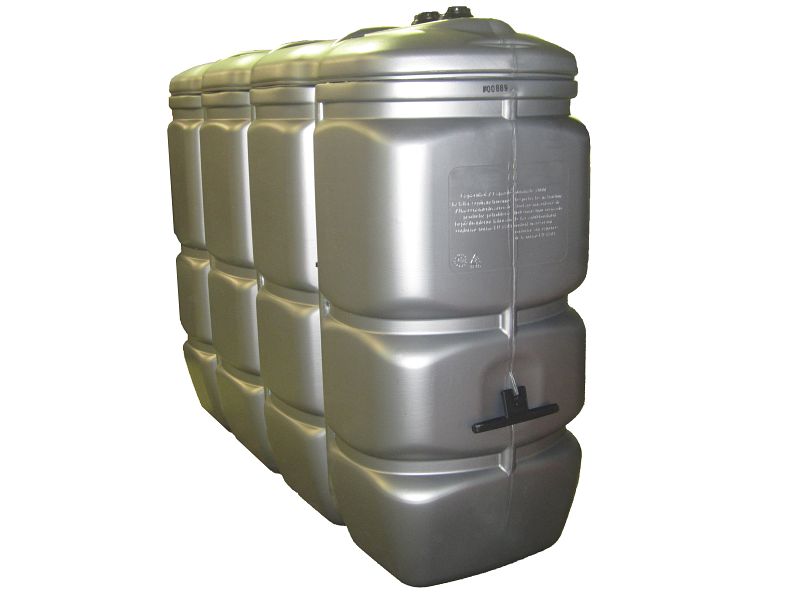 Duraplas DistriFuel Compact 2000 Dieseltankstelle 2000 Liter mit Wandpumpe in abschließbarem ...