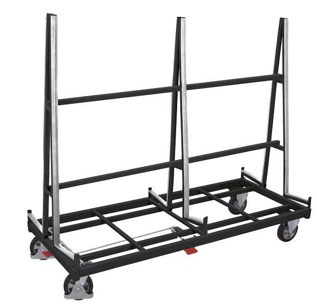 VARIOfit Plattenwagen zweiseitig Außenmaße: 1.680 x 880 x 1.705 mm RAL ...