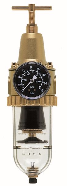 ewo Filterdruckregler G 3/8 05-10 bar Handablassventil Knebel Manometer ...