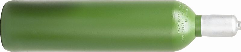ELMAG Stahlflasche Argon 20l / 200bar gefüllt UN 1006 Argon verdichtet ...