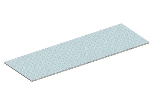 Meta Stahlpaneelboden 3300x1100x25 mm verzinkt für Palettenregal ... Meta Stahlpaneelboden 3300x1100x25 mm verzinkt für Palettenregal ...