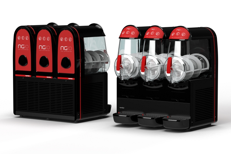 Nosch Granitor NG Easy 10-3 Slush Eis Maschine black R290 3 x 10 Liter ...