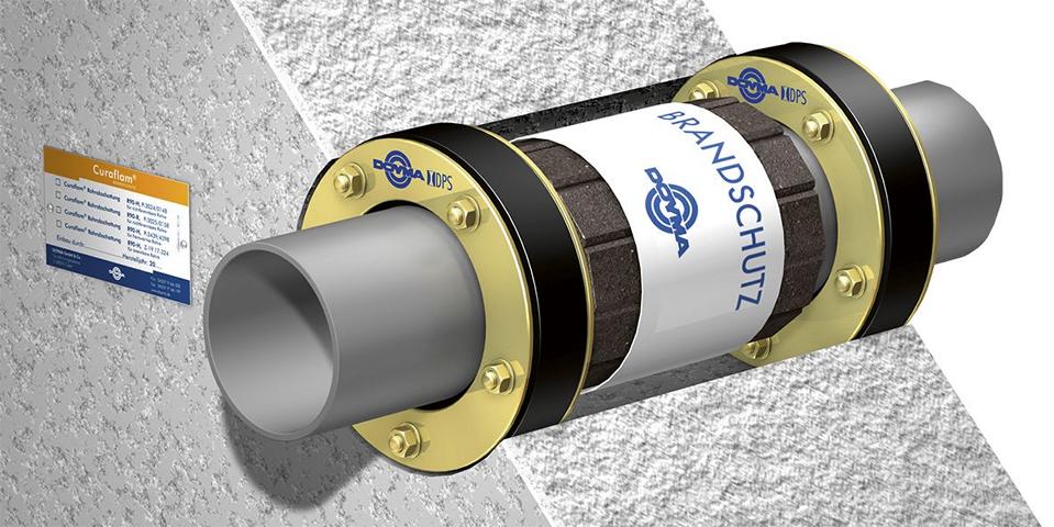 DOYMA Curaflam Brandschutz-Durchführung 2xA BSHN mit DPS DN 100 für 410 ...