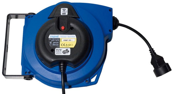 Rapid Automatischer 230 V~ Kabelaufroller mit 10 m Kabel zur Wand- oder ...