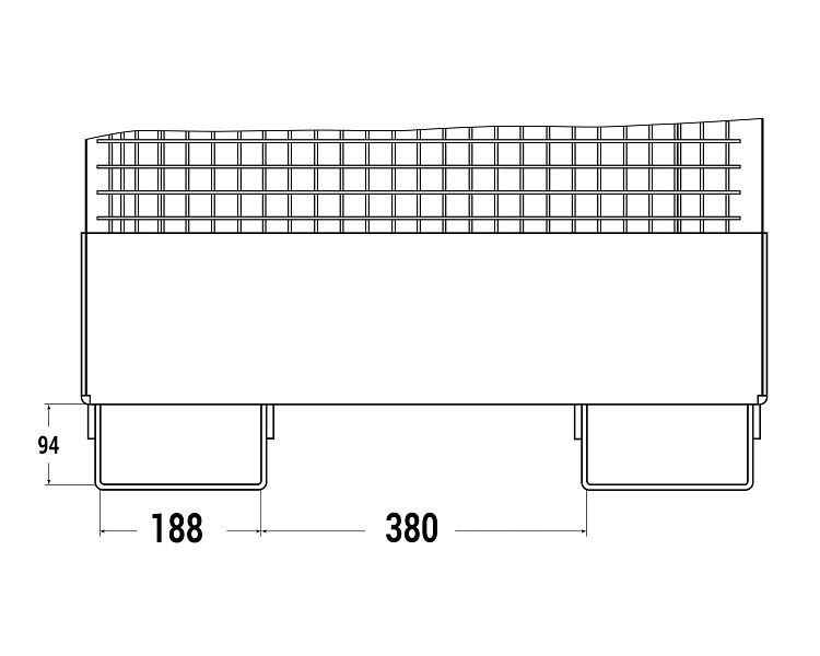 RR Industrietechnik Arbeitskorb Typ RAK-Multi RAL 2004 100600279 ...