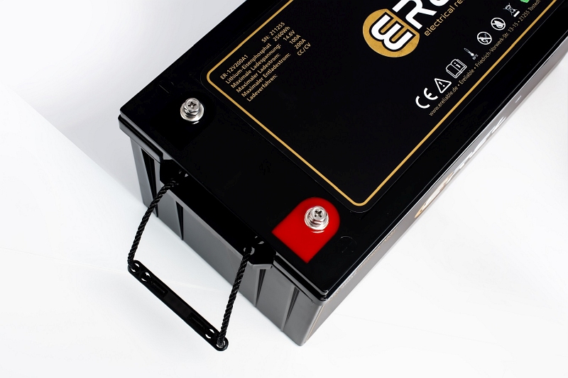 EREL 128V LiFePO4 Lithium Speicher- und Versorgungsbatterie 200Ah 2560Wh ER-12V200A1 günstig ...