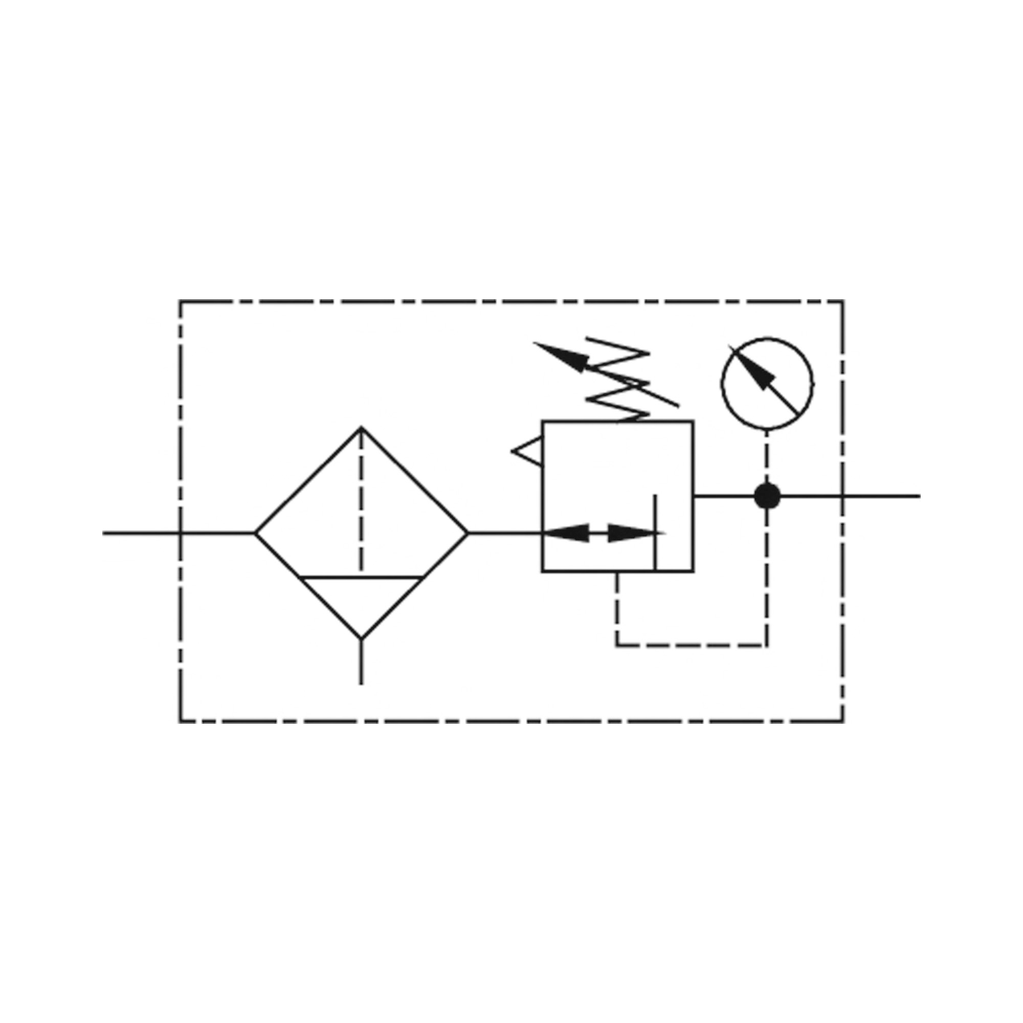 Riegler Filterregler »FUTURA« PC-Behälter SK Manometer BG 4 G 1 02-4 ...