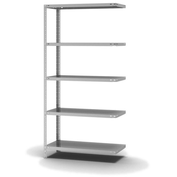 hofe Fachboden-Anbauregal 2000x400x1000 mm 5 Fachebenen verzinkt 200 kg ...