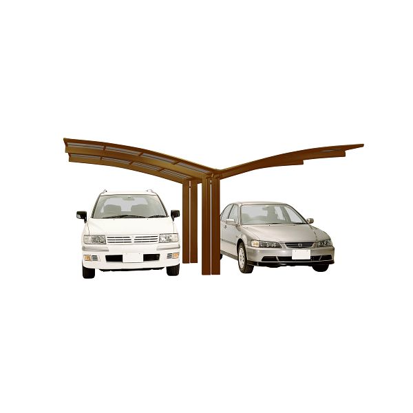 Ximax Aluminium Carport Portoforte Typ 60 Y-Ausführung Bronze 76034 ...