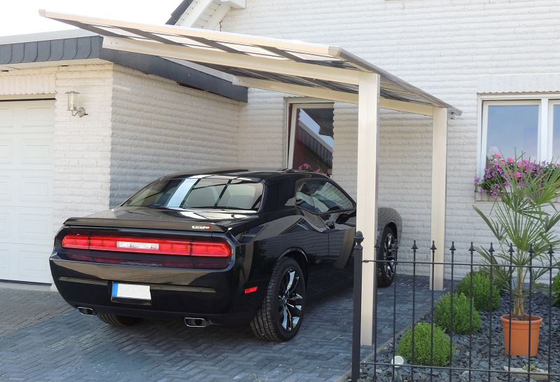 Ximax Aluminium Carport Linea Typ 60 Standard Edelstahl-Look 76101 ...