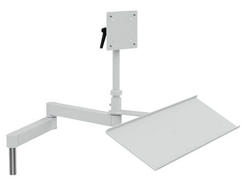 Bedrunka+Hirth Schwenkarm mit Monitorhalterung und Tastaturhalterung ...